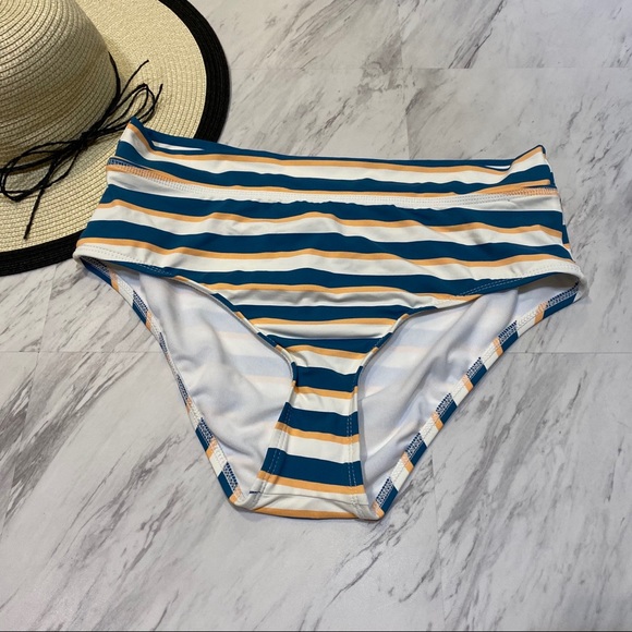 Athena | Swim | New Athena Retro Stripe Swim Bikini Bottoms | Poshmark